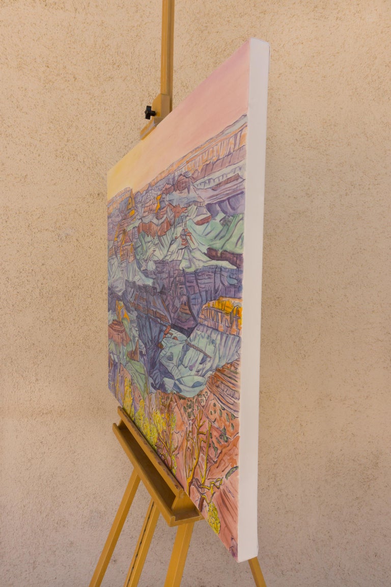 Crystal DiPietro - Afternoon Leaves the Grand Canyon, Original Painting ...