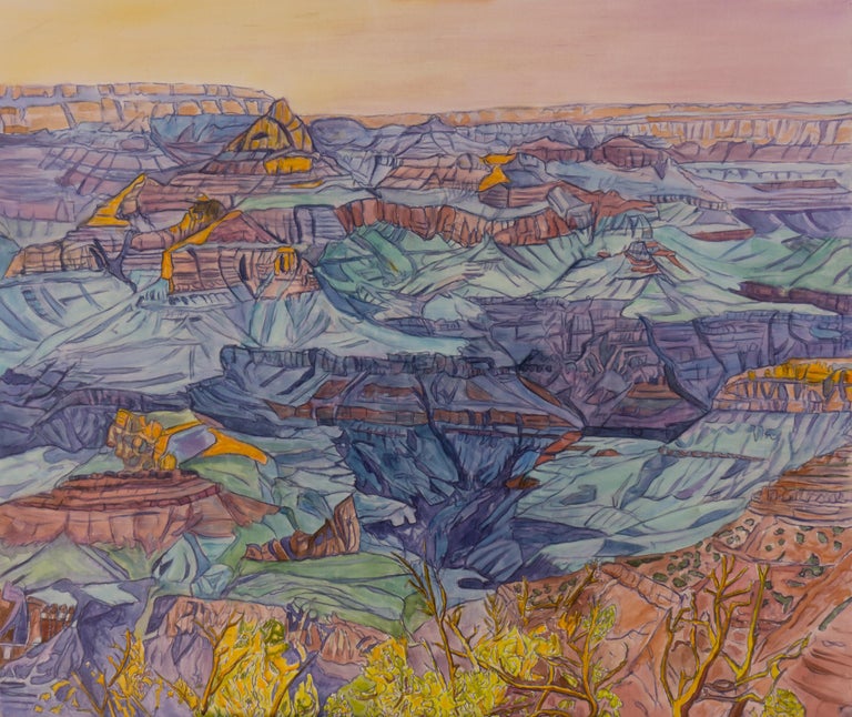 Crystal DiPietro - Afternoon Leaves the Grand Canyon, Original Painting ...