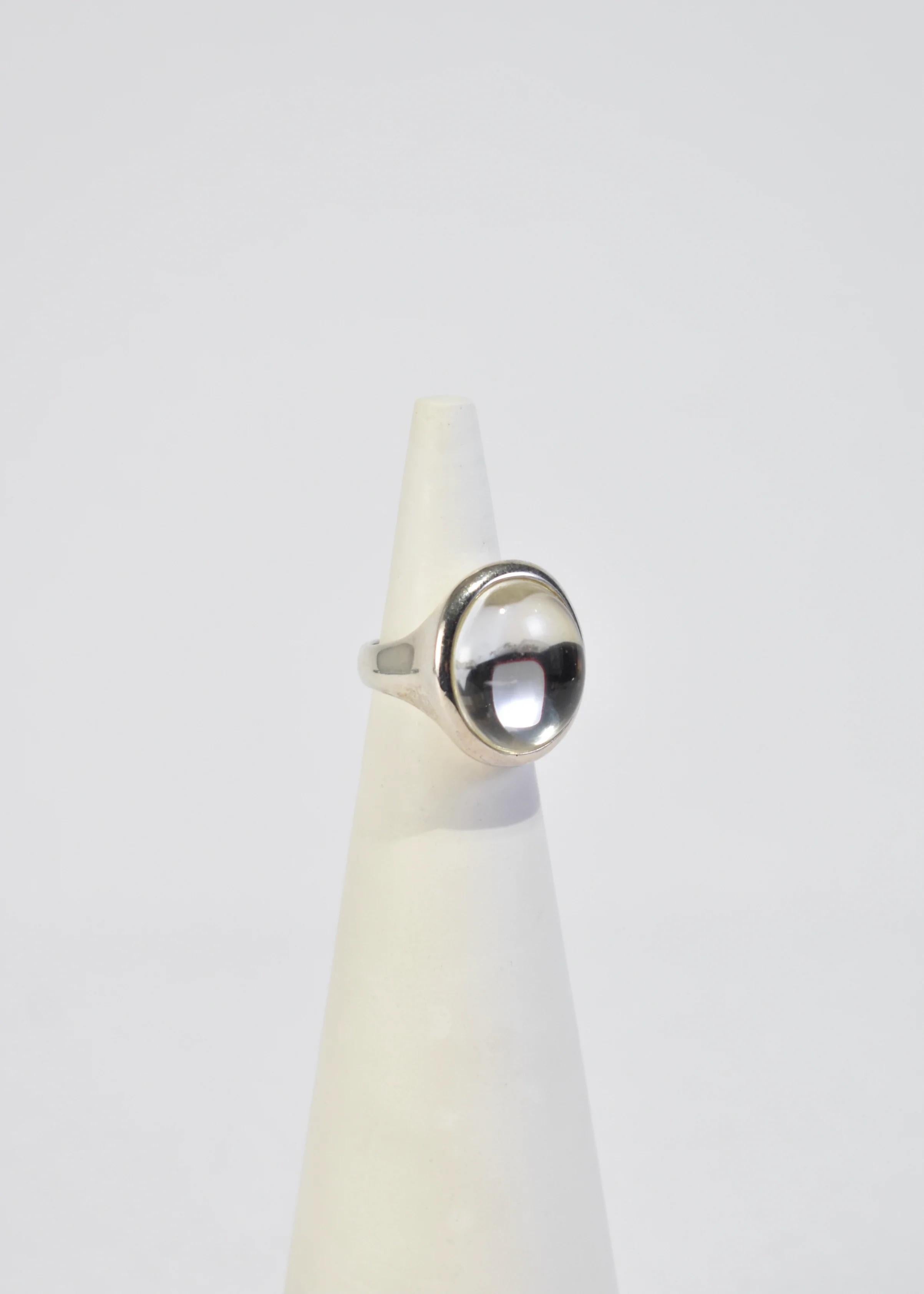 Crystal Dome Ring at 1stDibs