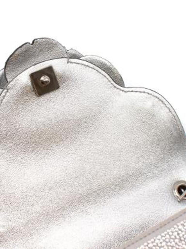 Crystal embellished Tro flower box bag at 1stDibs