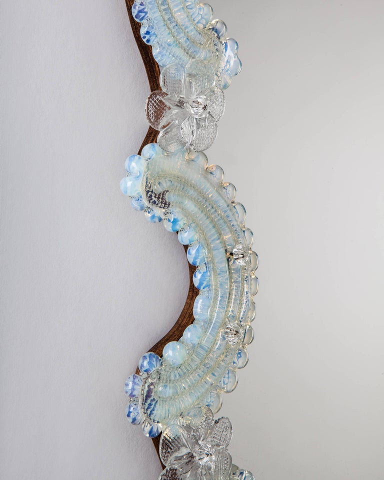 Crystal Framed Mirror, circa 1920 at 1stDibs