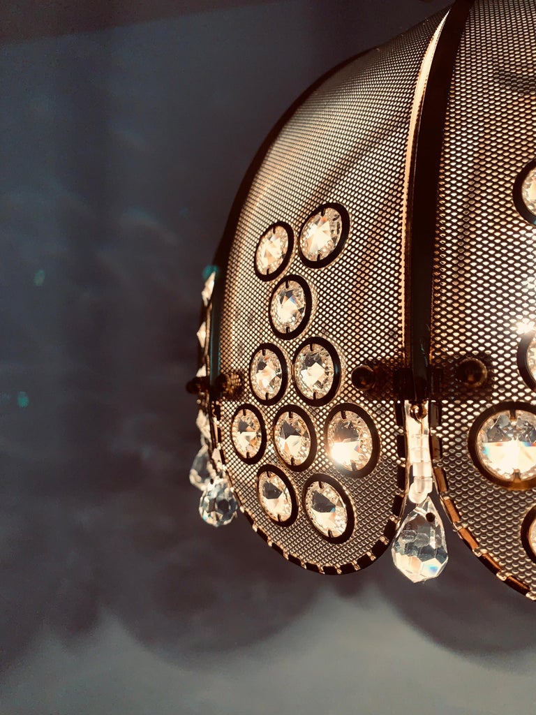 Crystal Glass Pendant Lamp For Sale at 1stDibs