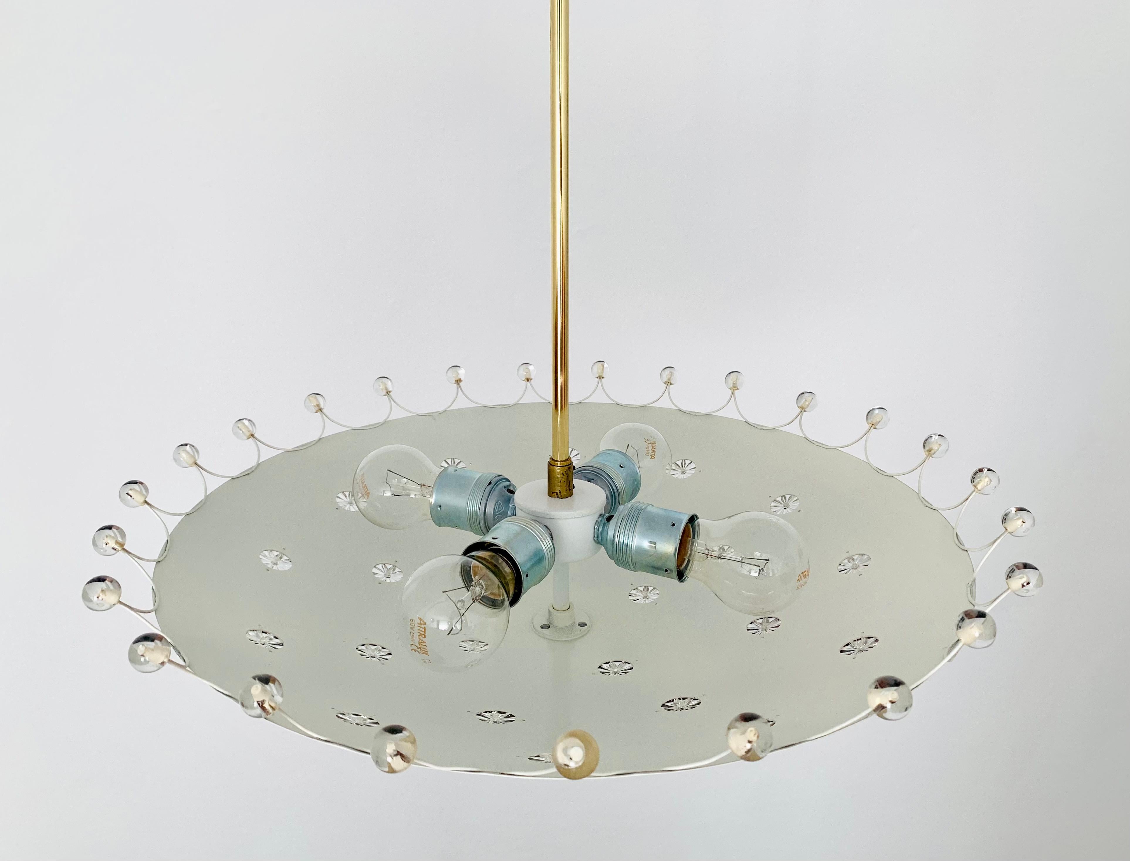 Crystal Glass Uplight by Emil Stejnar for Rupert Nikoll For Sale at 1stDibs