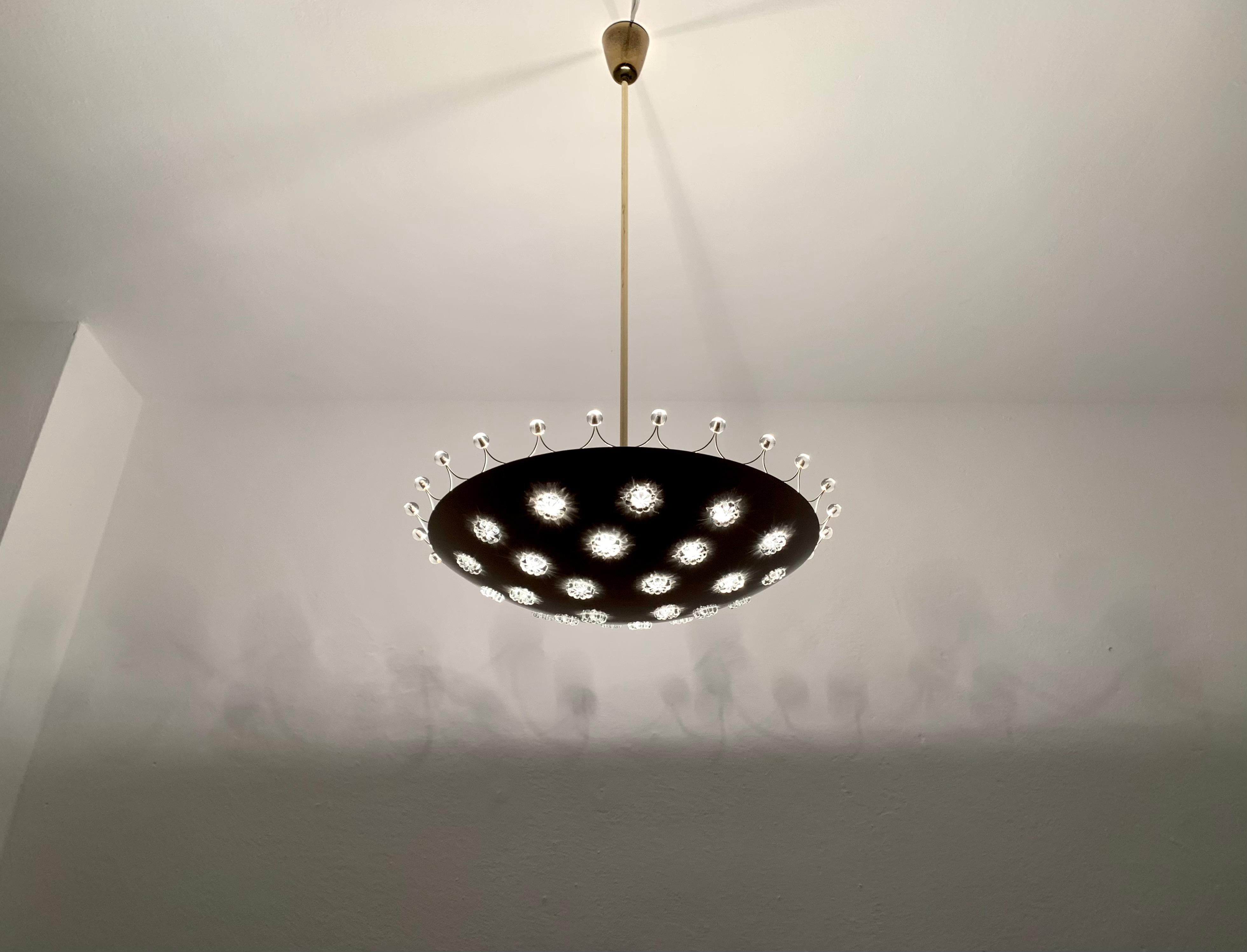 Crystal Glass Uplight by Emil Stejnar for Rupert Nikoll For Sale at 1stDibs