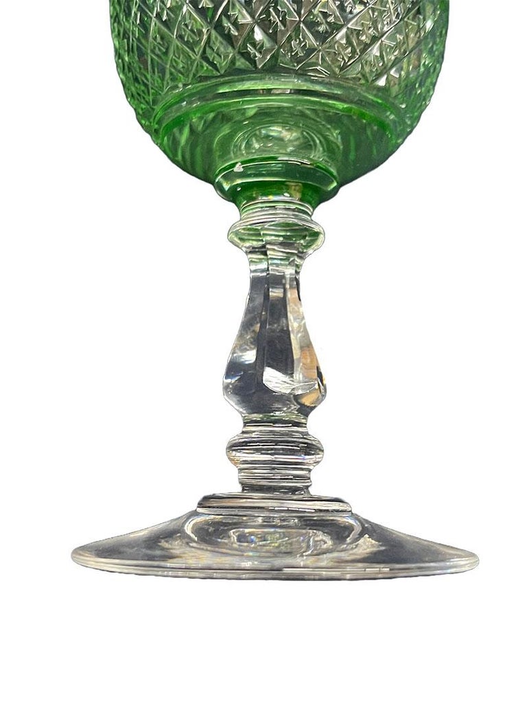 Crystal Glasses of 54 Pieces, Set for 18 For Sale at 1stDibs