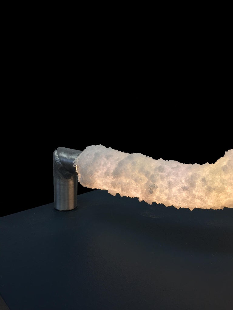 Crystal Knots, Crystal Knot on Pedestal, Light Object by Isaac Monté ...