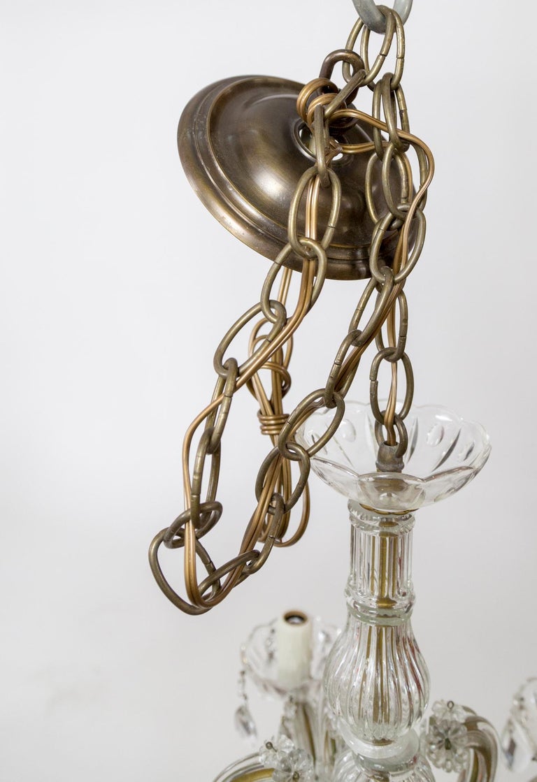 Crystal Maria Theresa 5-Light Chandelier For Sale at 1stDibs