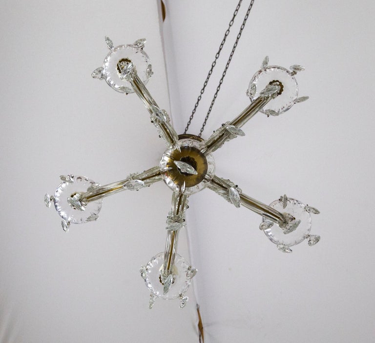 Crystal Maria Theresa 5-Light Chandelier For Sale at 1stDibs