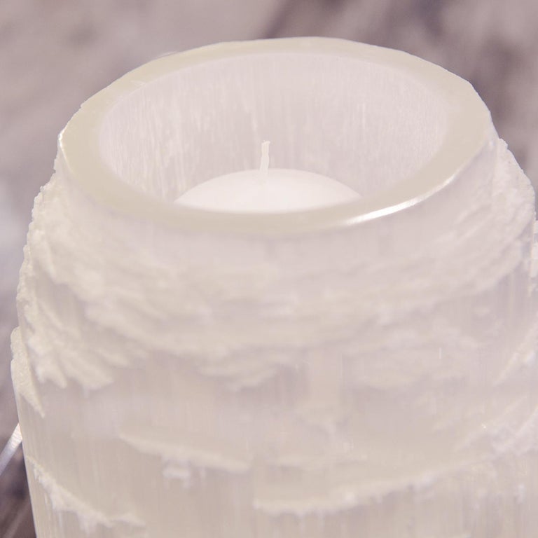 Crystal Rock Medium Candleholder For Sale at 1stDibs