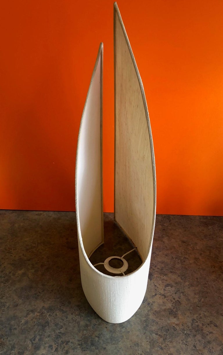 Crystal Sailboat Table Lamp Sculpture by Daum France at 1stDibs