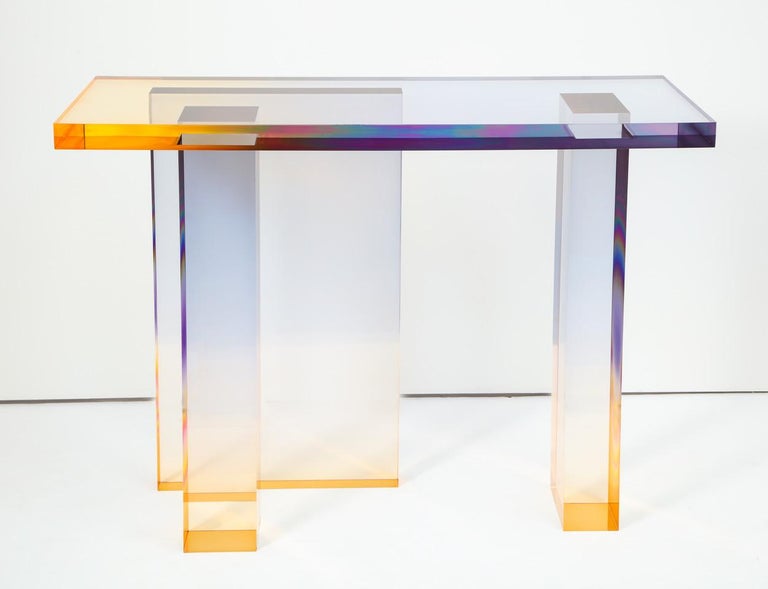 Crystal Series Console Table 04 in Acrylic For Sale at 1stDibs ...