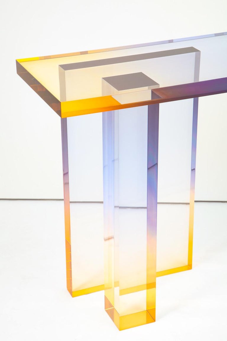Crystal Series Console Table 04 in Acrylic For Sale at 1stDibs ...