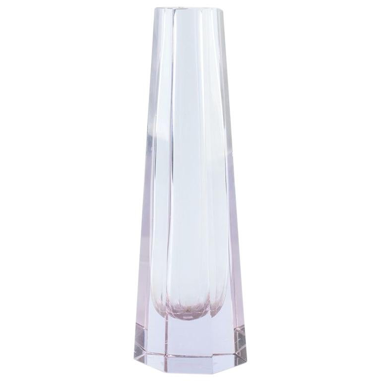 Crystal Soliflore Vase, Northern Europe, 1980s at 1stDibs