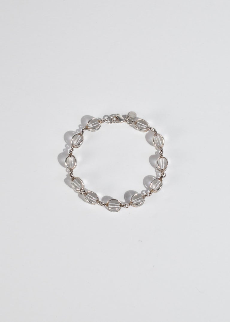 Crystal Sphere Bracelet For Sale at 1stDibs