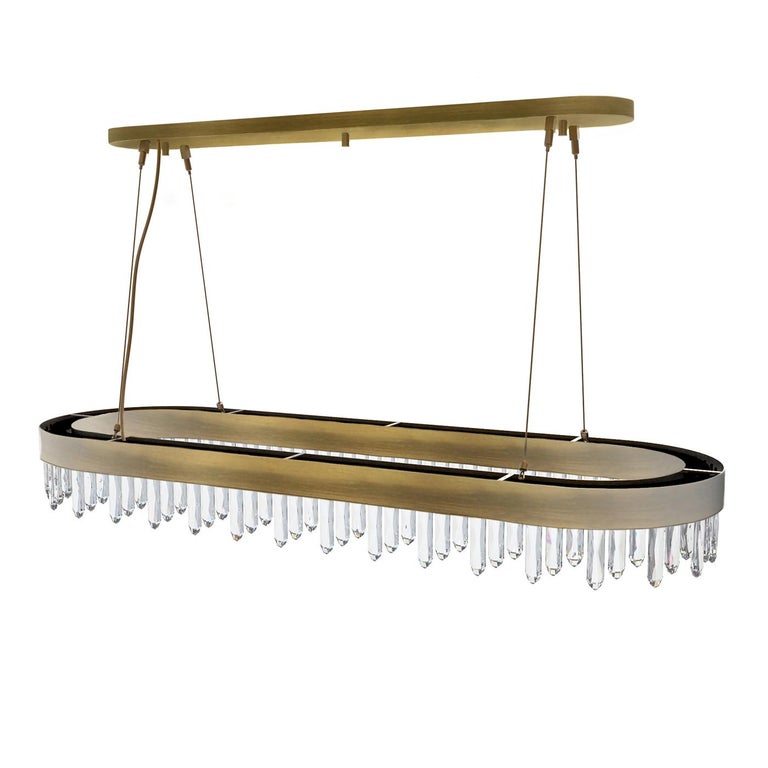 Crystal Sticks Long Suspension For Sale at 1stDibs