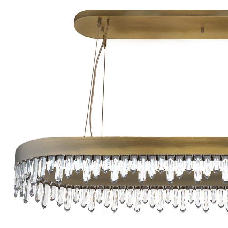 Crystal Sticks Long Suspension For Sale at 1stDibs