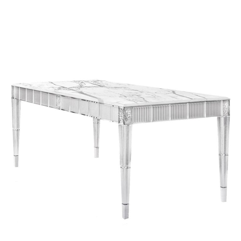 Crystal Table For Sale at 1stdibs