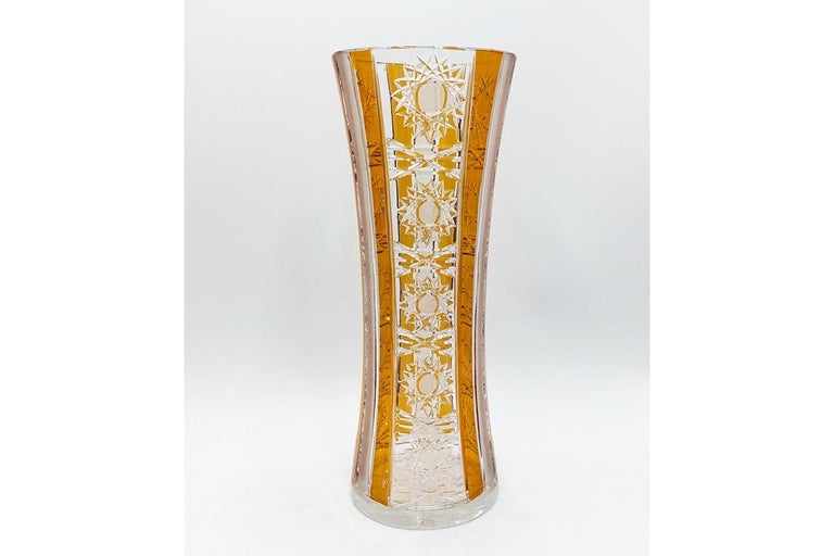 Crystal Vase, Julia Glassworks, Poland, 1960s For Sale at 1stDibs