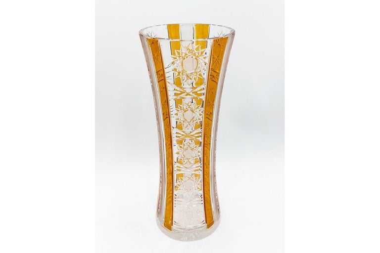 Crystal Vase, Julia Glassworks, Poland, 1960s For Sale at 1stDibs
