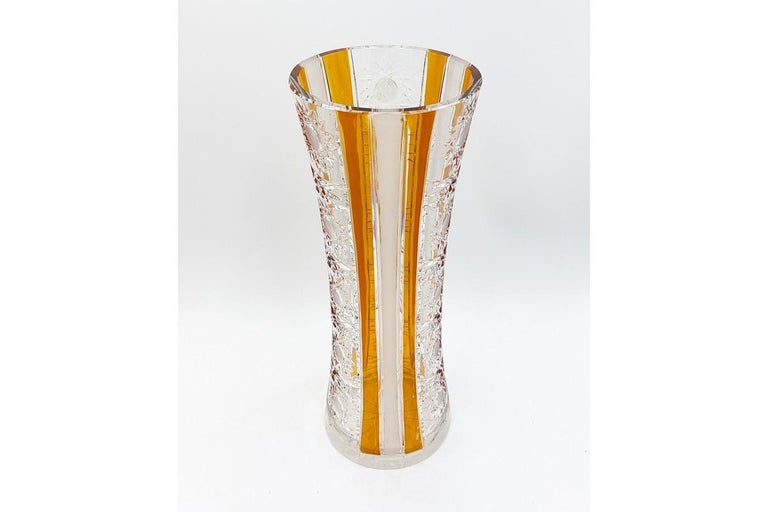 Crystal Vase, Julia Glassworks, Poland, 1960s For Sale at 1stDibs