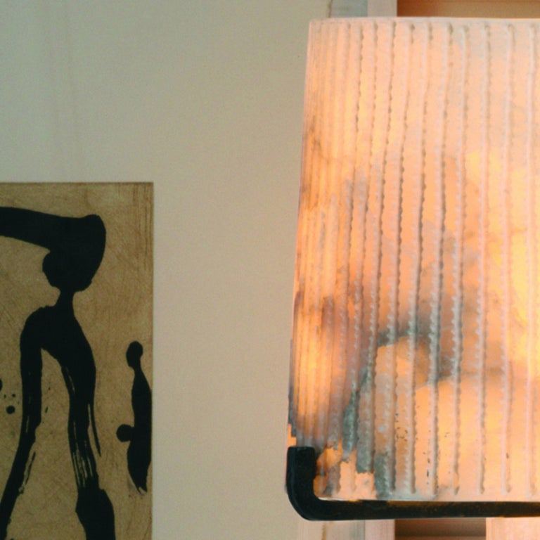 CTO Lighting Acropolis Table Lamp in White Alabaster with Black Steel ...