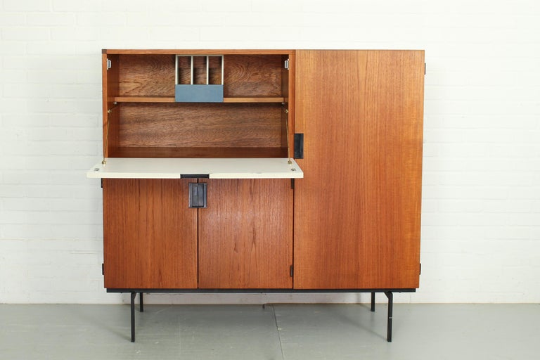 CU01 Teak Cabinet by Cees Braakman for Pastoe, 1958 For Sale at 1stDibs