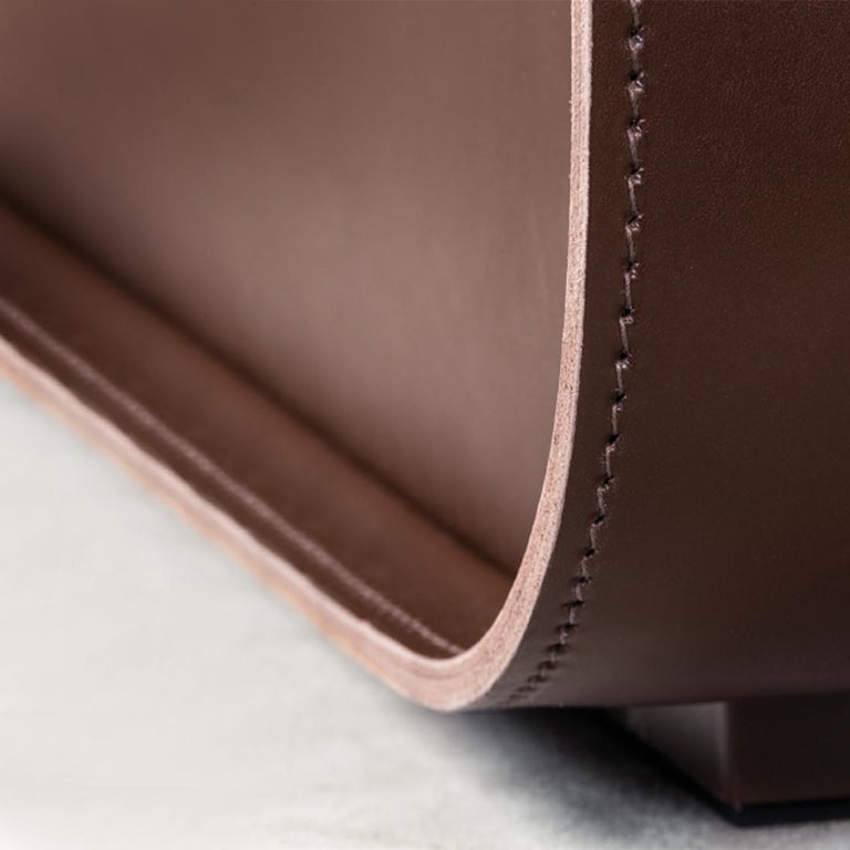 Cube Leather Stool For Sale at 1stDibs | leather cube stool
