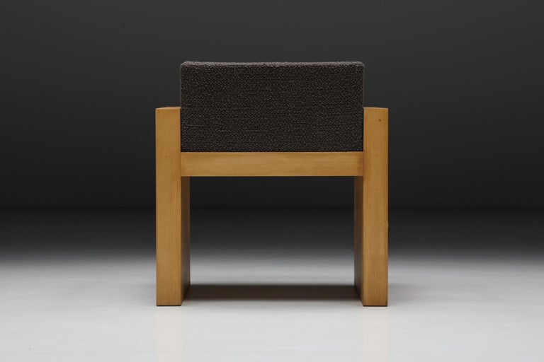 Cubic Lounge Chairs in Dark Grey Upholstery, Europe, 1980s For Sale at ...