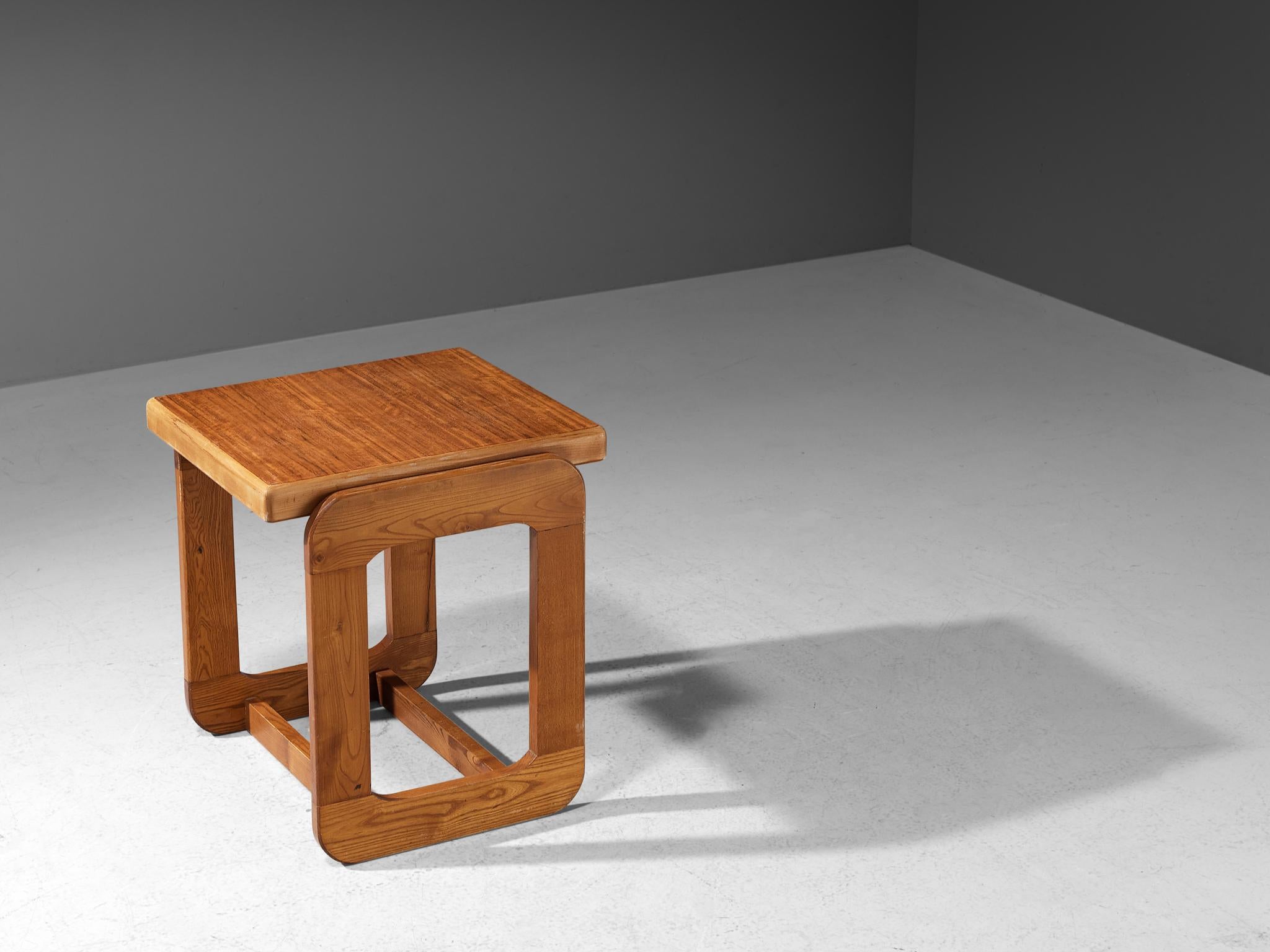 Cubic Side Tables in Ash For Sale at 1stDibs