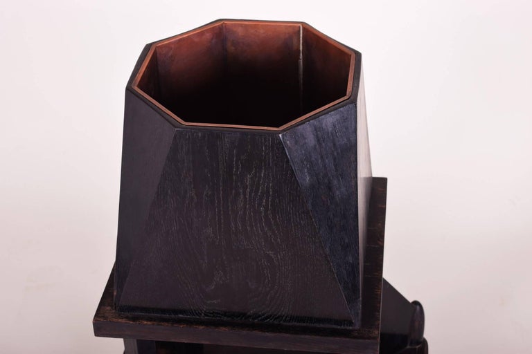 Cubism Black Flower Pot, Author Vlastislav Hofman, Period 1910-1919 at ...