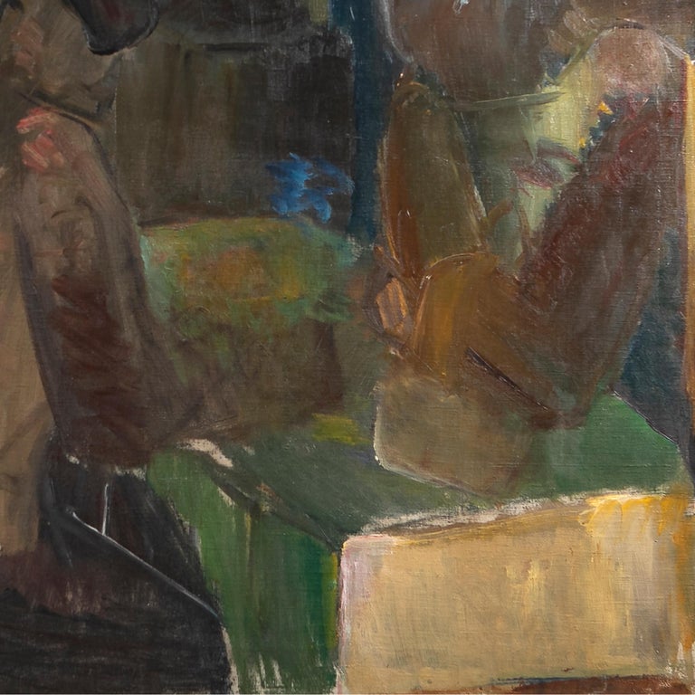 Cubist Oil Painting by Ebba Carstensen For Sale at 1stDibs