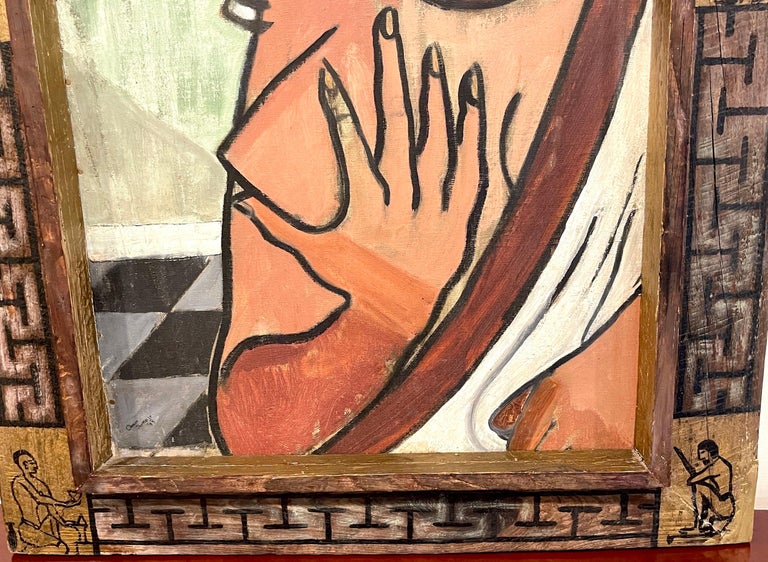 Cubist Portrait of Cleopatra and Hawk, by Clevan Thomas Jr. 1944 For ...