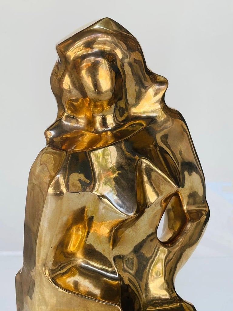 Cubist Style Bronze Sculpture by Caroline New House For Sale at 1stDibs