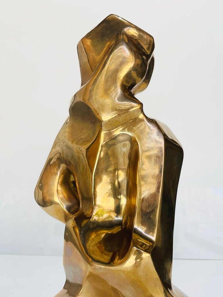 Cubist Style Bronze Sculpture by Caroline New House For Sale at 1stDibs