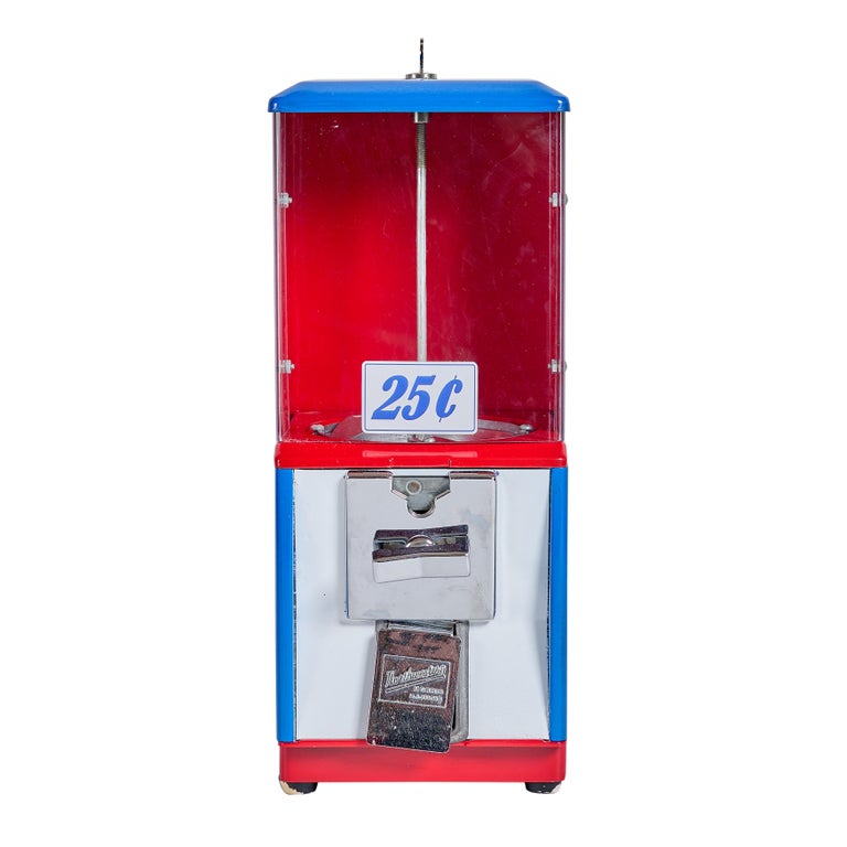 Cubs Themed Gum Ball Machine by Northwestern For Sale at 1stDibs