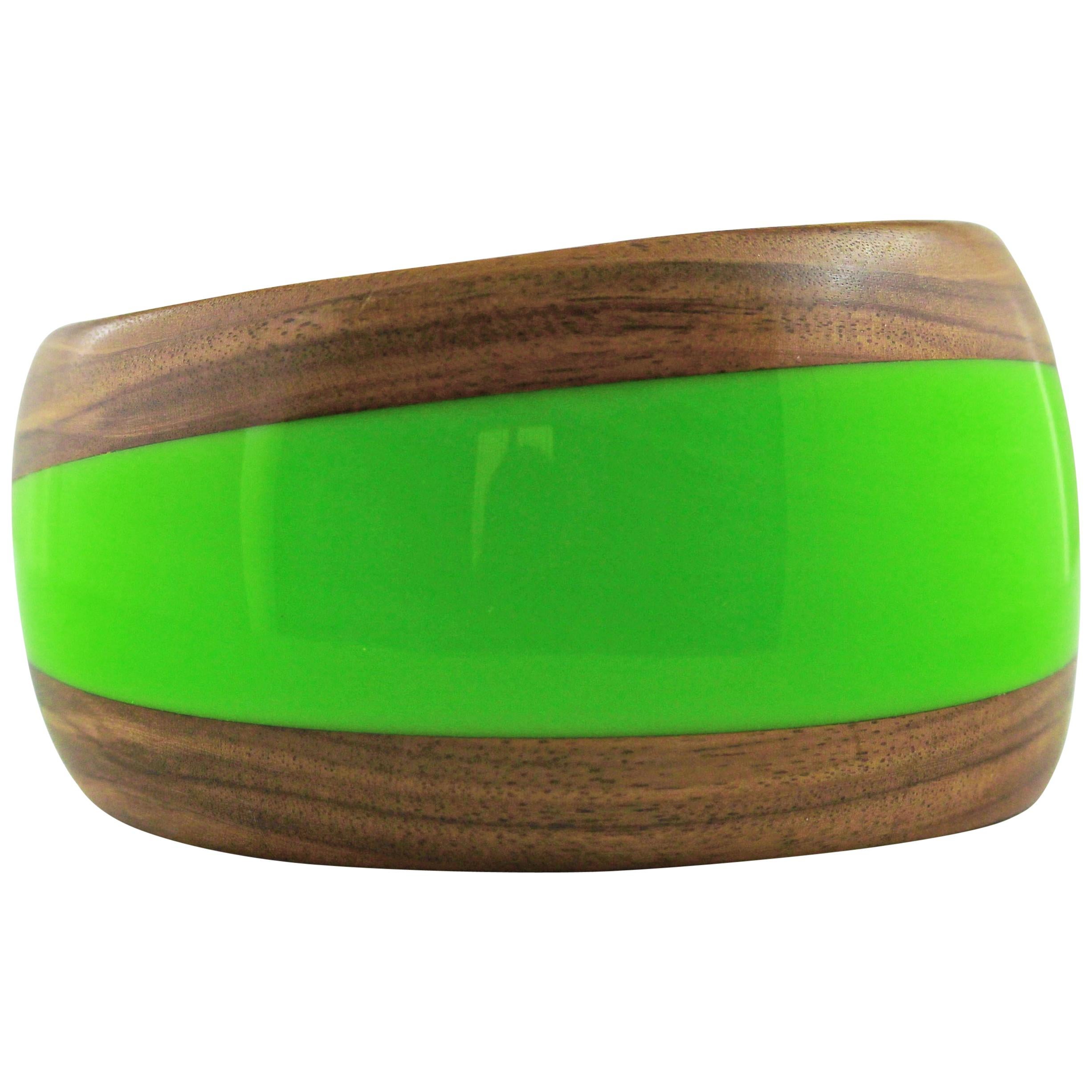 Multi-Color Cuff Bracelet in Vegetable Ivory Tagua, Unique Italian ...