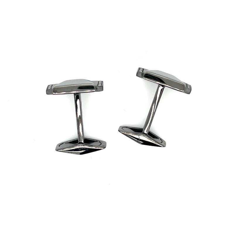 Cufflinks Black Rhodium For Sale at 1stDibs