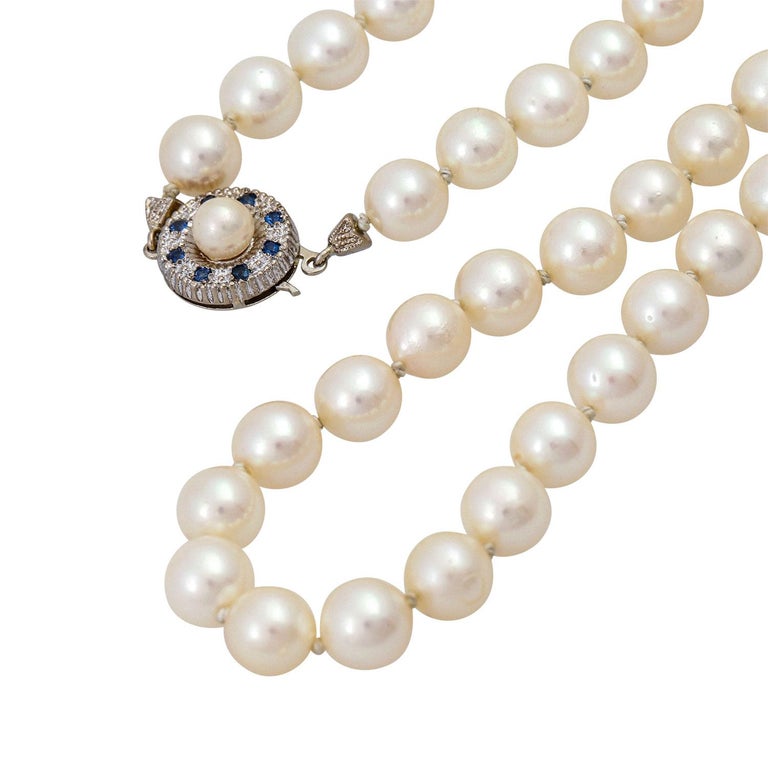 Cultured Pearl Necklace For Sale at 1stDibs