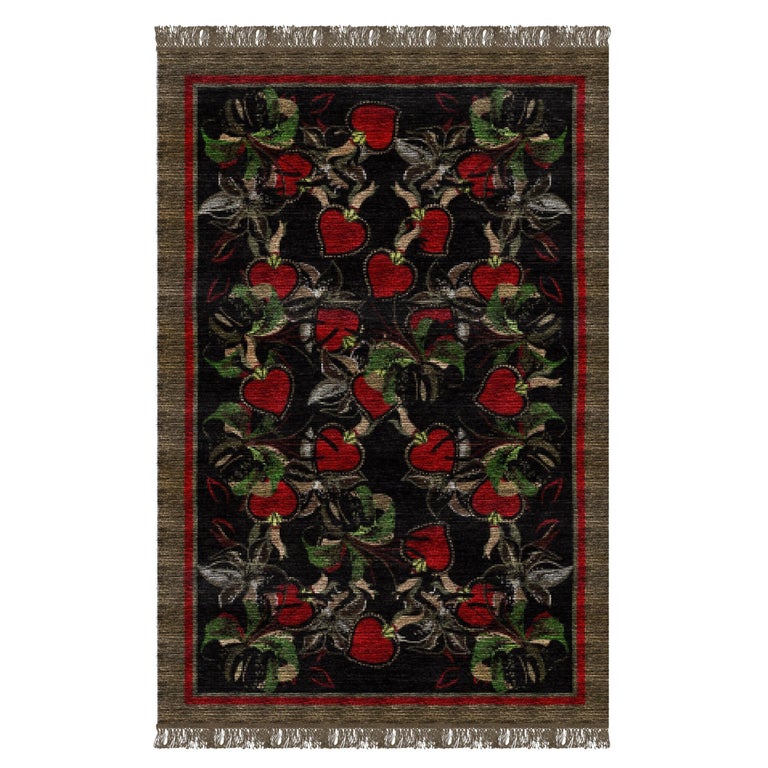 Cuori Rug III by Giulio Brambilla For Sale at 1stDibs