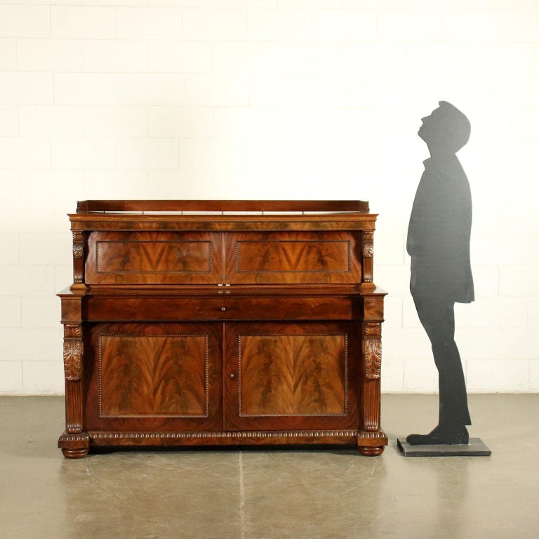 Cupboard Writing Desk, 1840 For Sale at 1stDibs