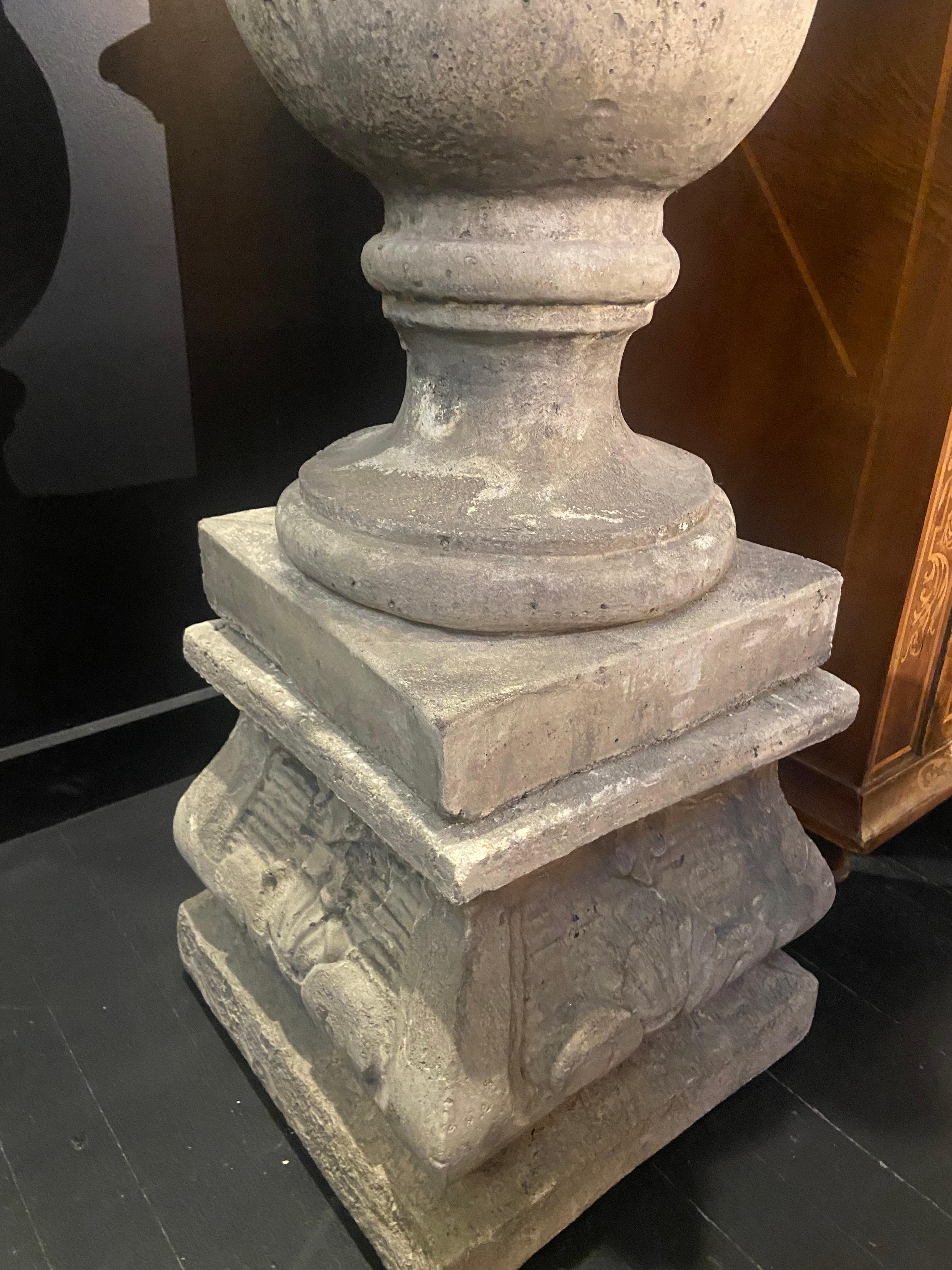 Cupid Statue on Pedestal For Sale at 1stDibs