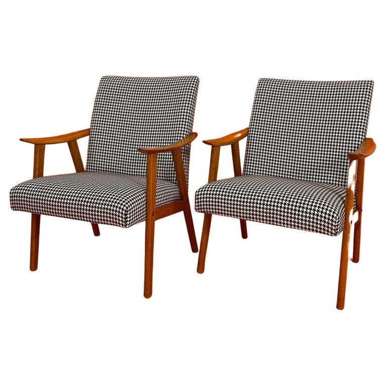 Curated, mid century, Swedish pair of Office / dining / lounge chairs ...
