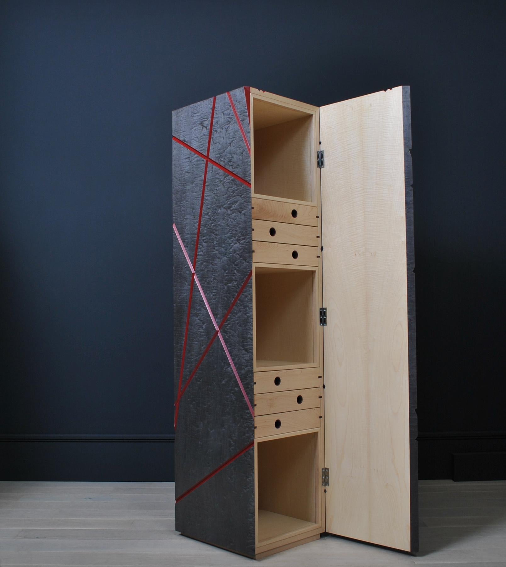 Handcrafted Collectors / Curiosity Cabinet, One-Off For Sale at 1stDibs