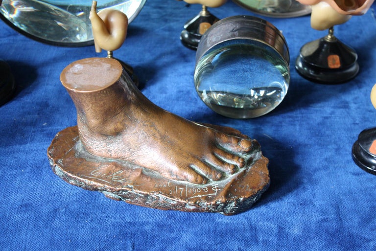 Curious 1908 Life or Death Cast Foot Eileen Bronze Figurative Sculpture ...