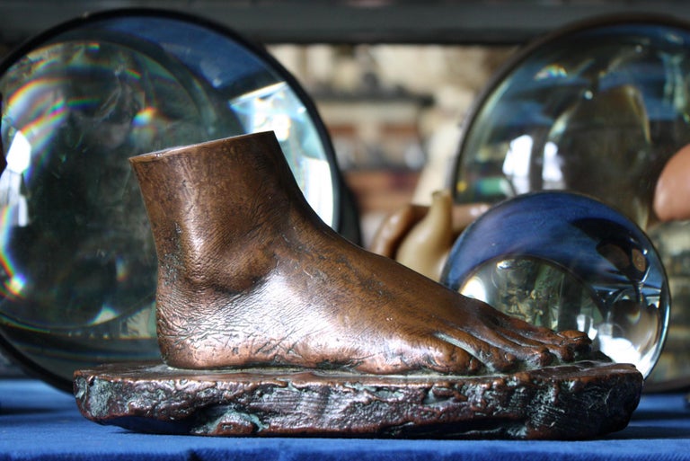 Curious 1908 Life or Death Cast Foot Eileen Bronze Figurative Sculpture ...