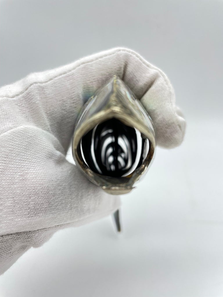 Curious Wriggling Fish Made of Mother-of-pearl For Sale at 1stDibs