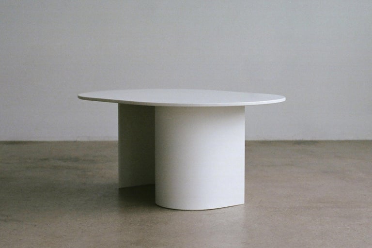 Curl Coffee Table in Thermoformed Solid Surface For Sale at 1stDibs