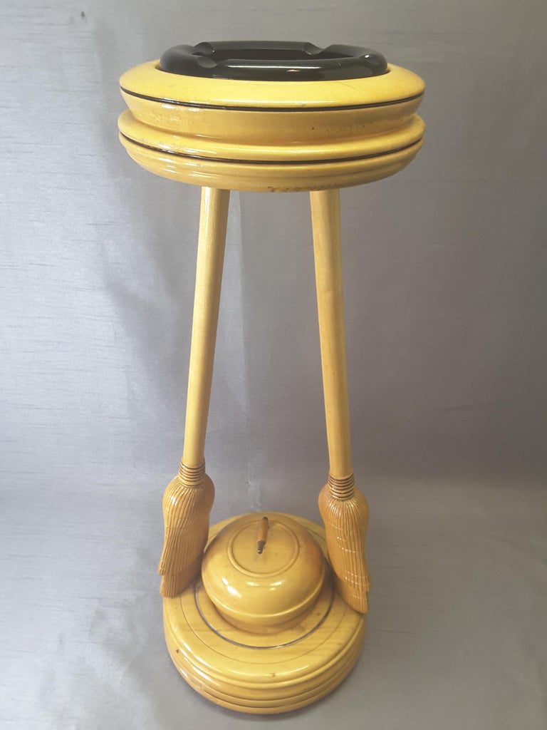 Curling Bonspiel Trophy Stand-Up Ashtray Early, 1960s For Sale at 1stDibs