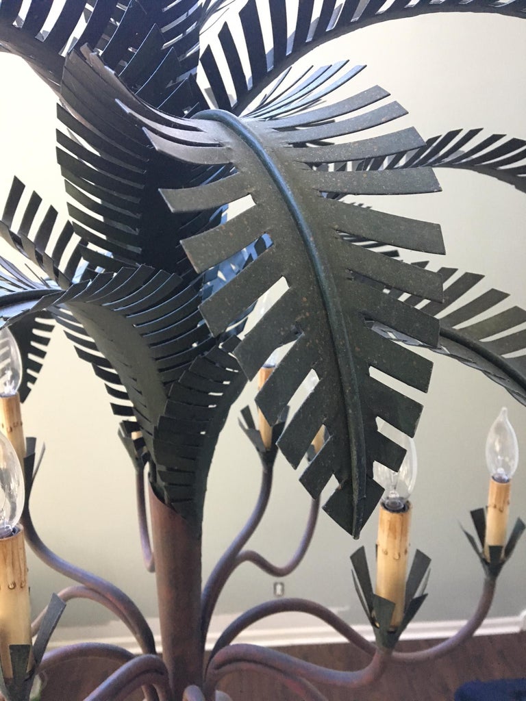 Currey and Co. 12-Light Palm Tree Chandelier at 1stDibs | currey co ...