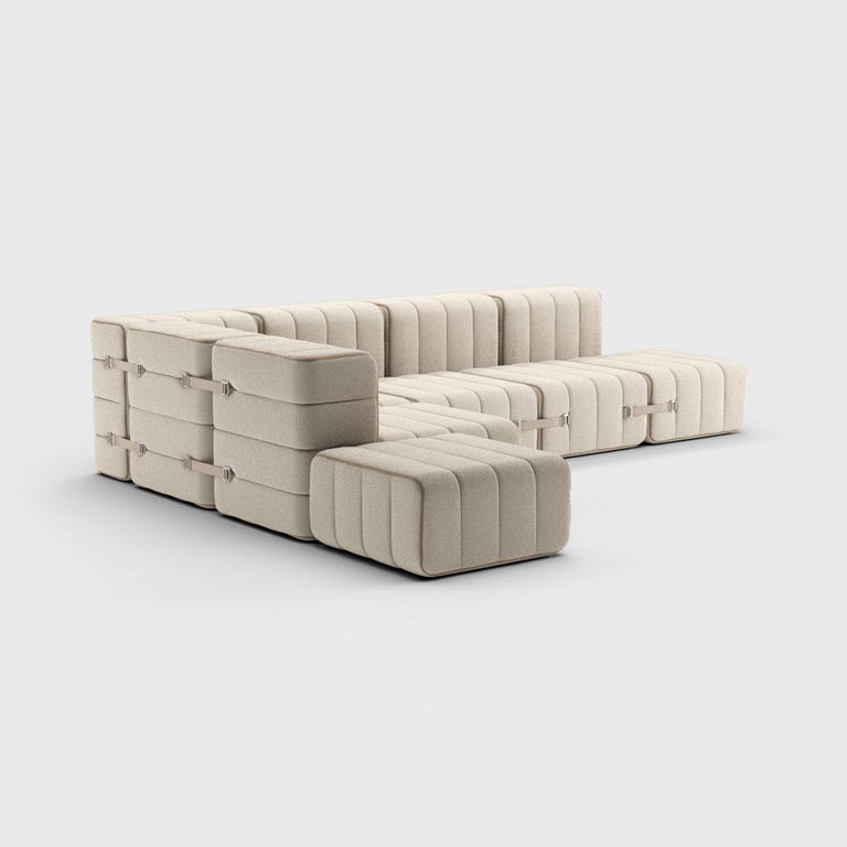 Curt-Set 12, E.G. Flexible Large Corner Sofa, Sera, Calla, 'White ...